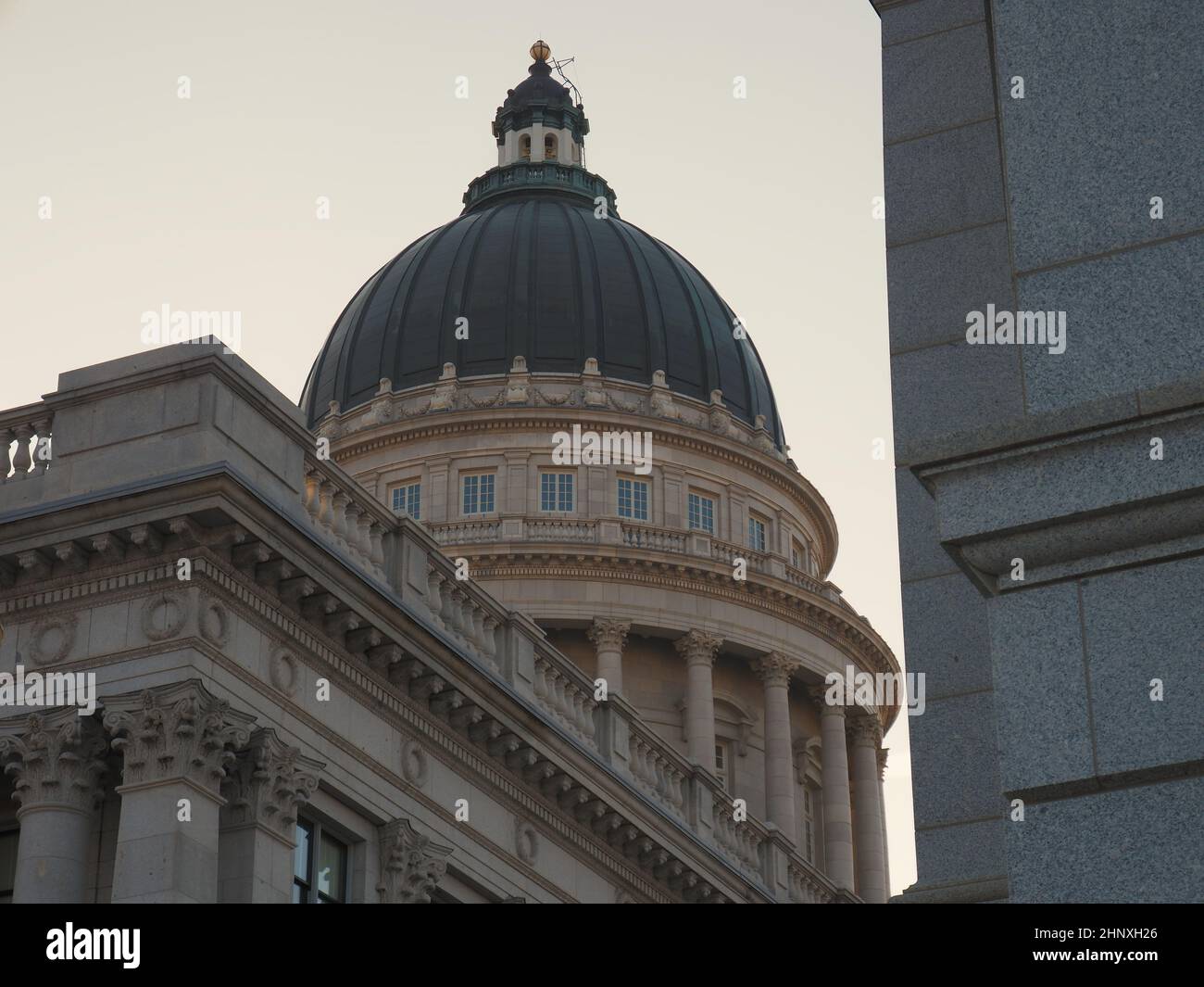 Afternoon photo of the State Capital in Utah, Salt Lake City Stock ...