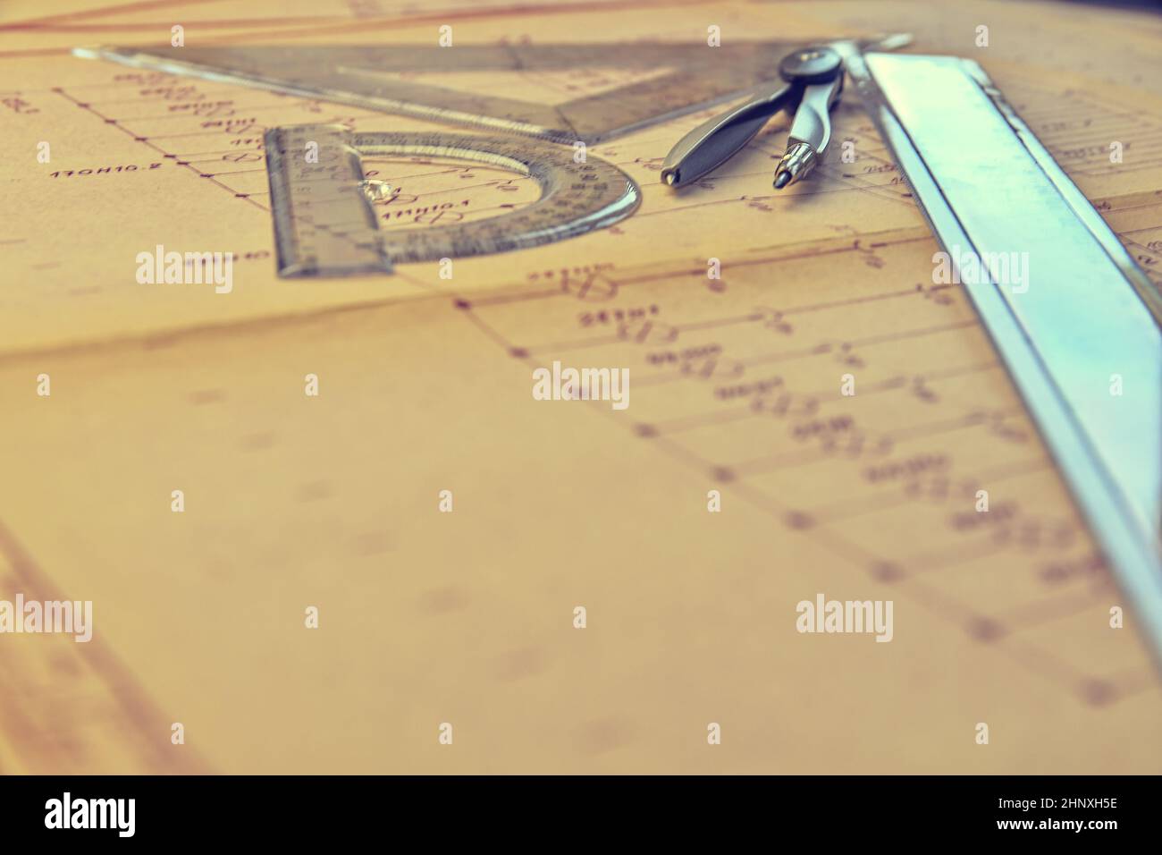 Technical drawing tools accurate hi-res stock photography and images ...