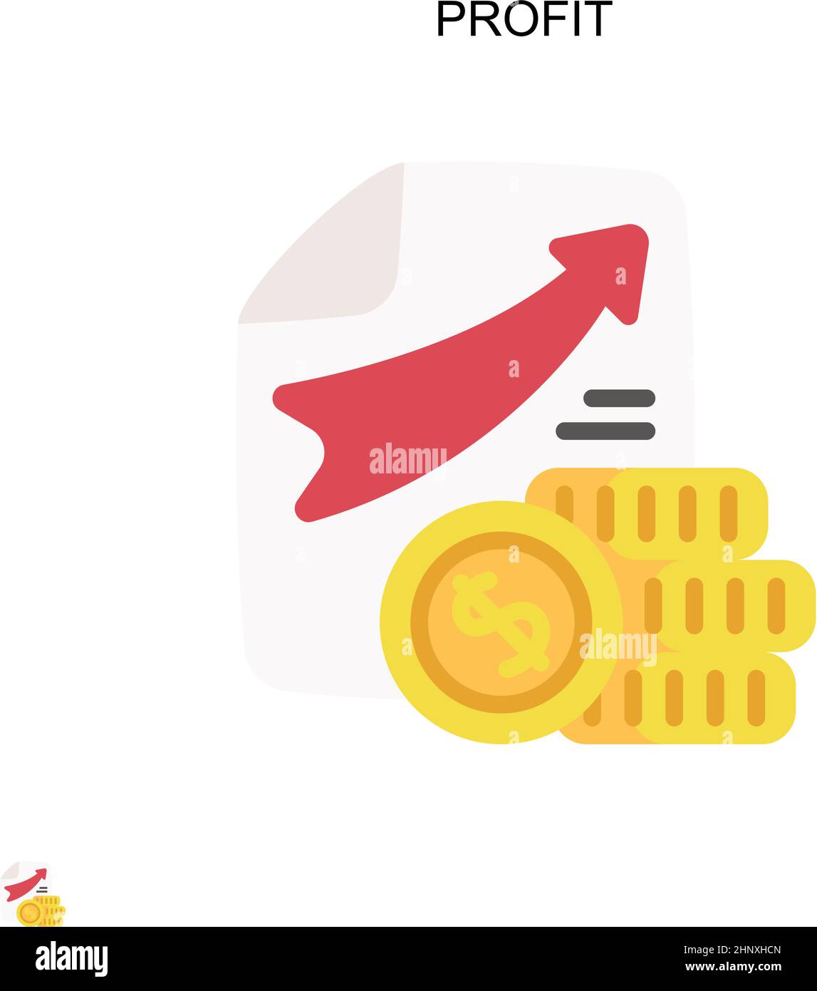 Profit icon hi-res stock photography and images - Alamy