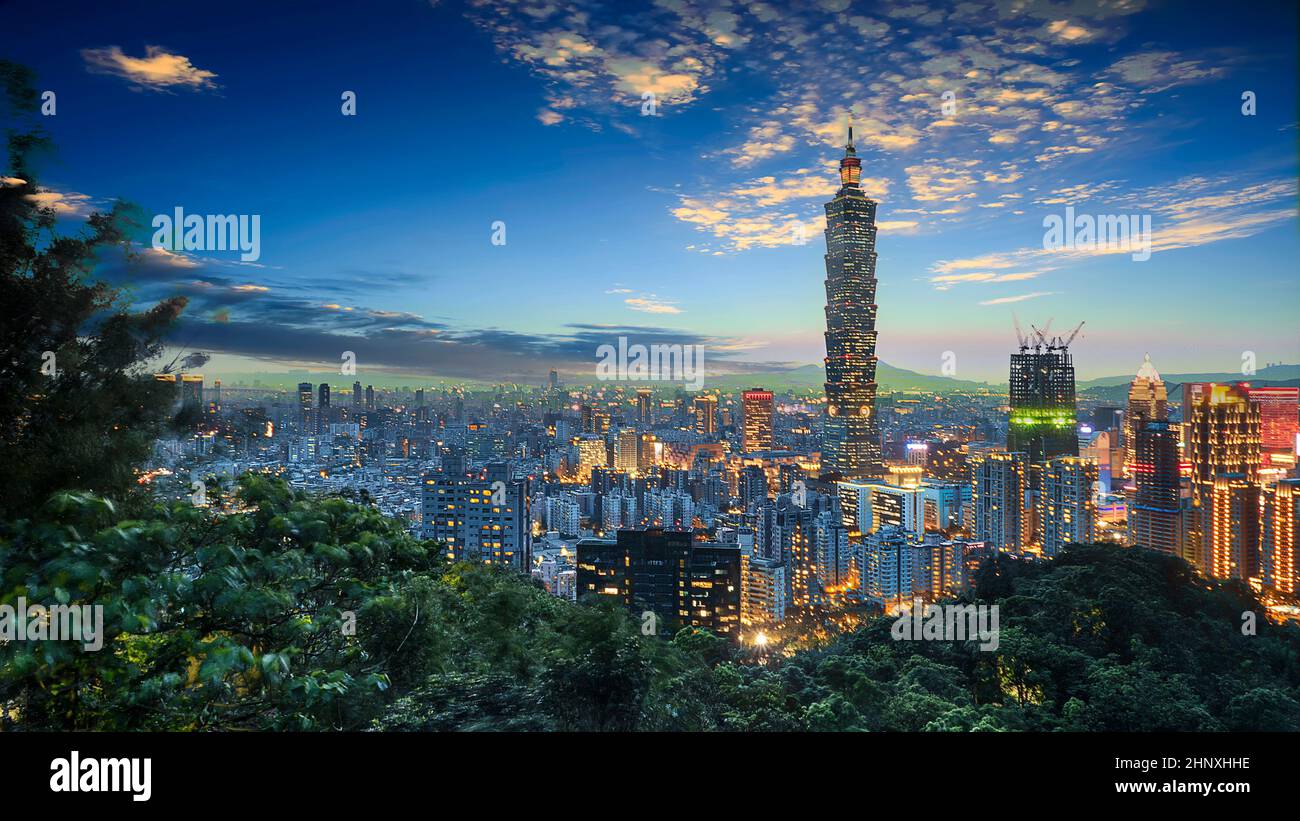 Taipei city drone hi-res stock photography and images - Alamy