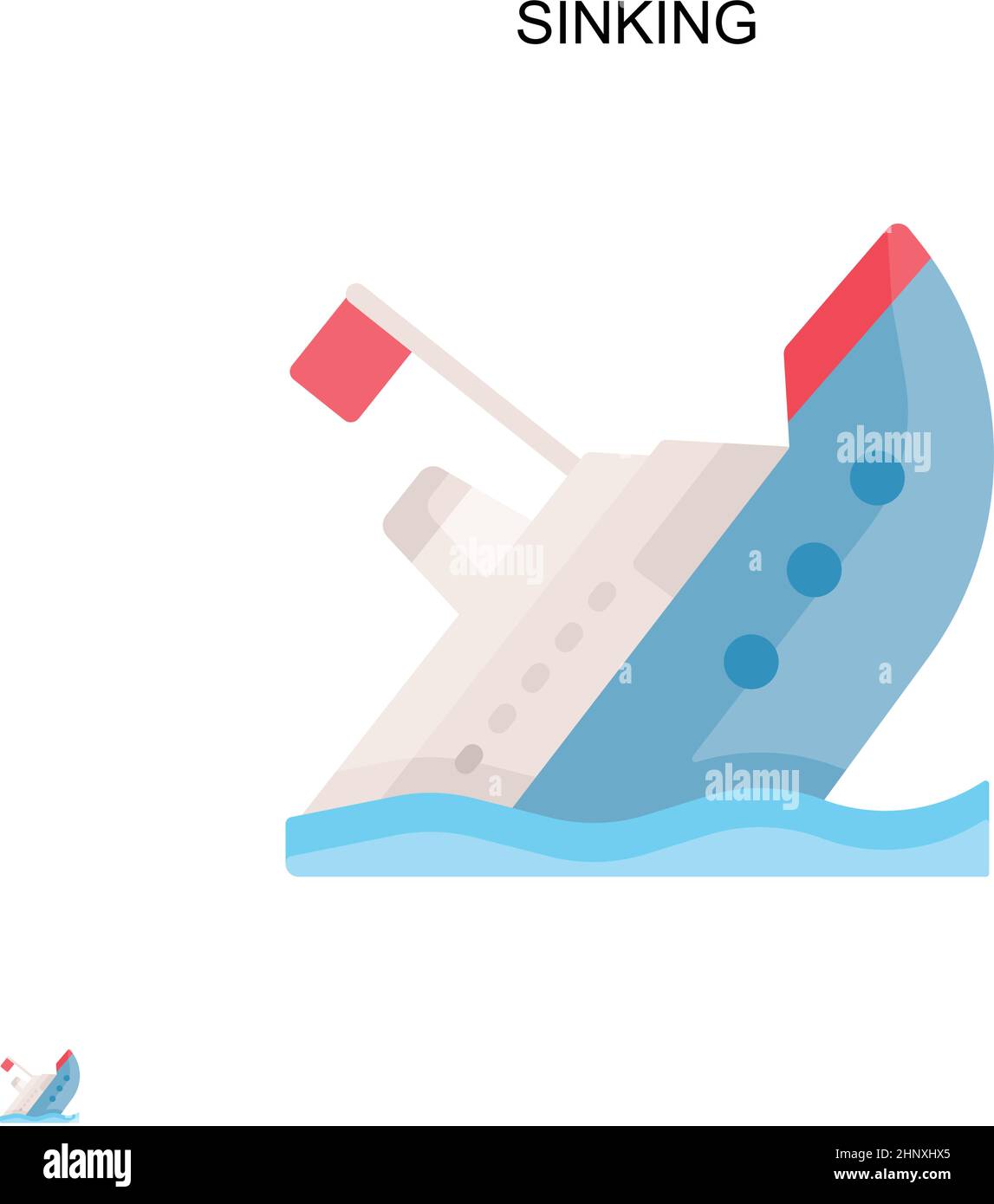 Cartoon Cruise Ship Sinking