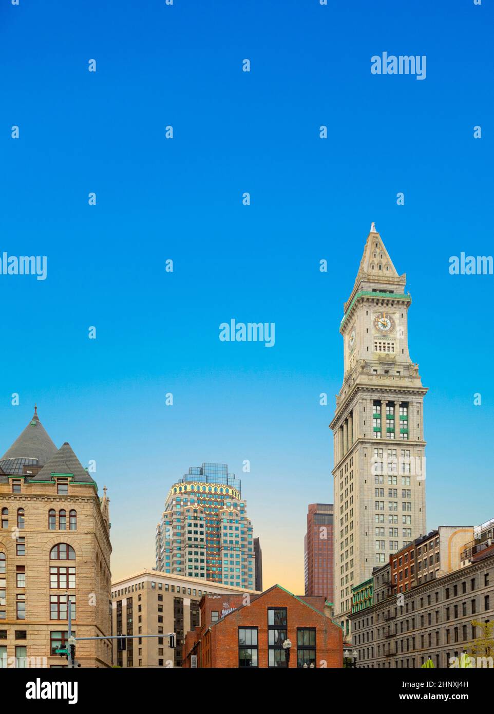 Boston customs house tower hi-res stock photography and images - Alamy