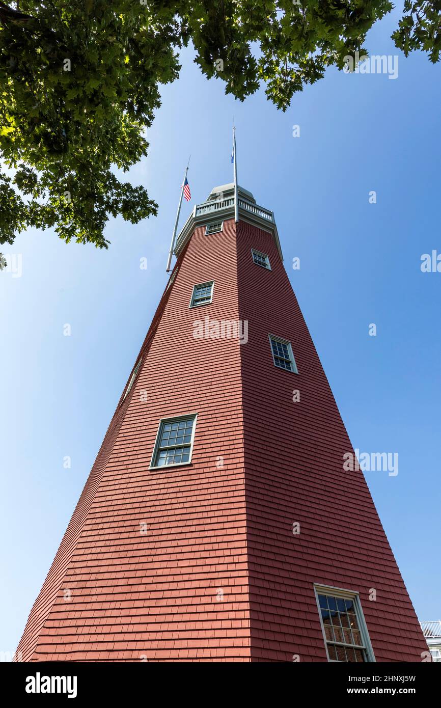 Americas last standing maritime signal tower. Since 1807, the Portland ...