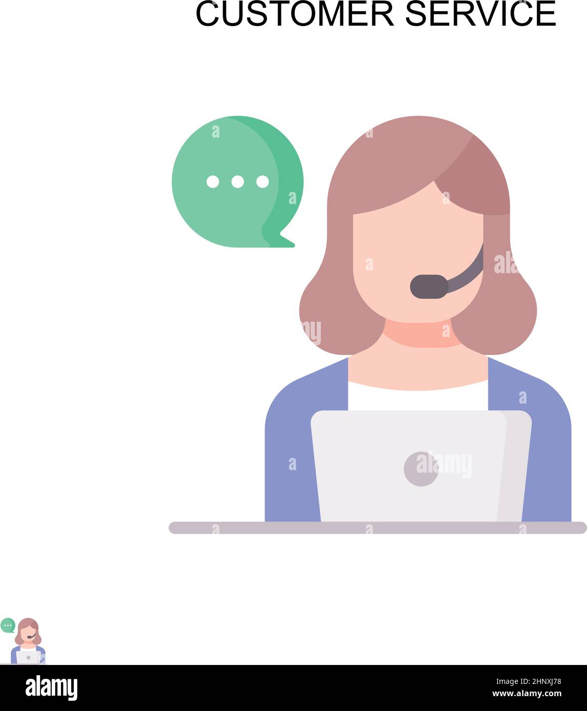 Happy customer icon Stock Vector Images - Alamy