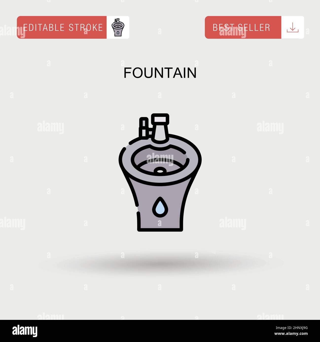 Water fountain modern design hi-res stock photography and images - Alamy