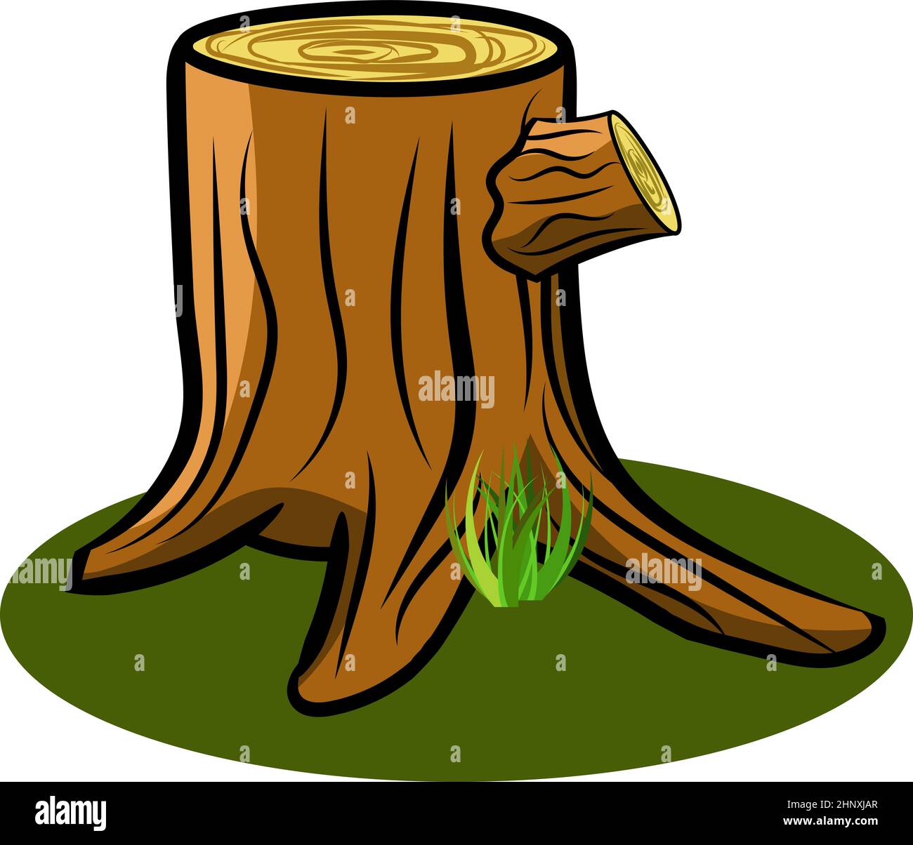 Tree trunk knot Stock Vector Images - Alamy