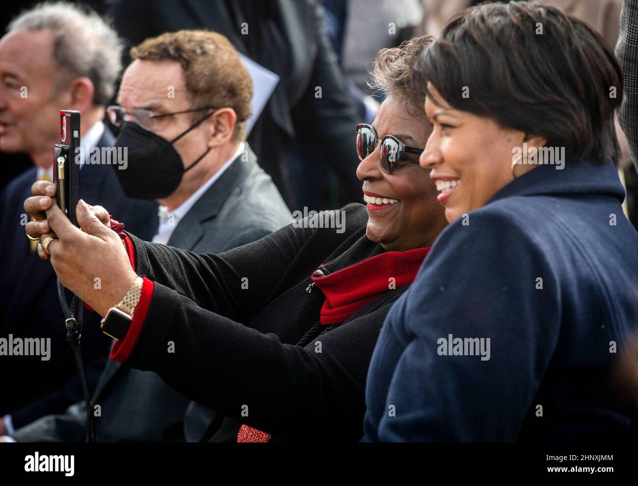 Washington DC, USA. 17th Feb, 2022. Cora Masters Barry, widow of the ...