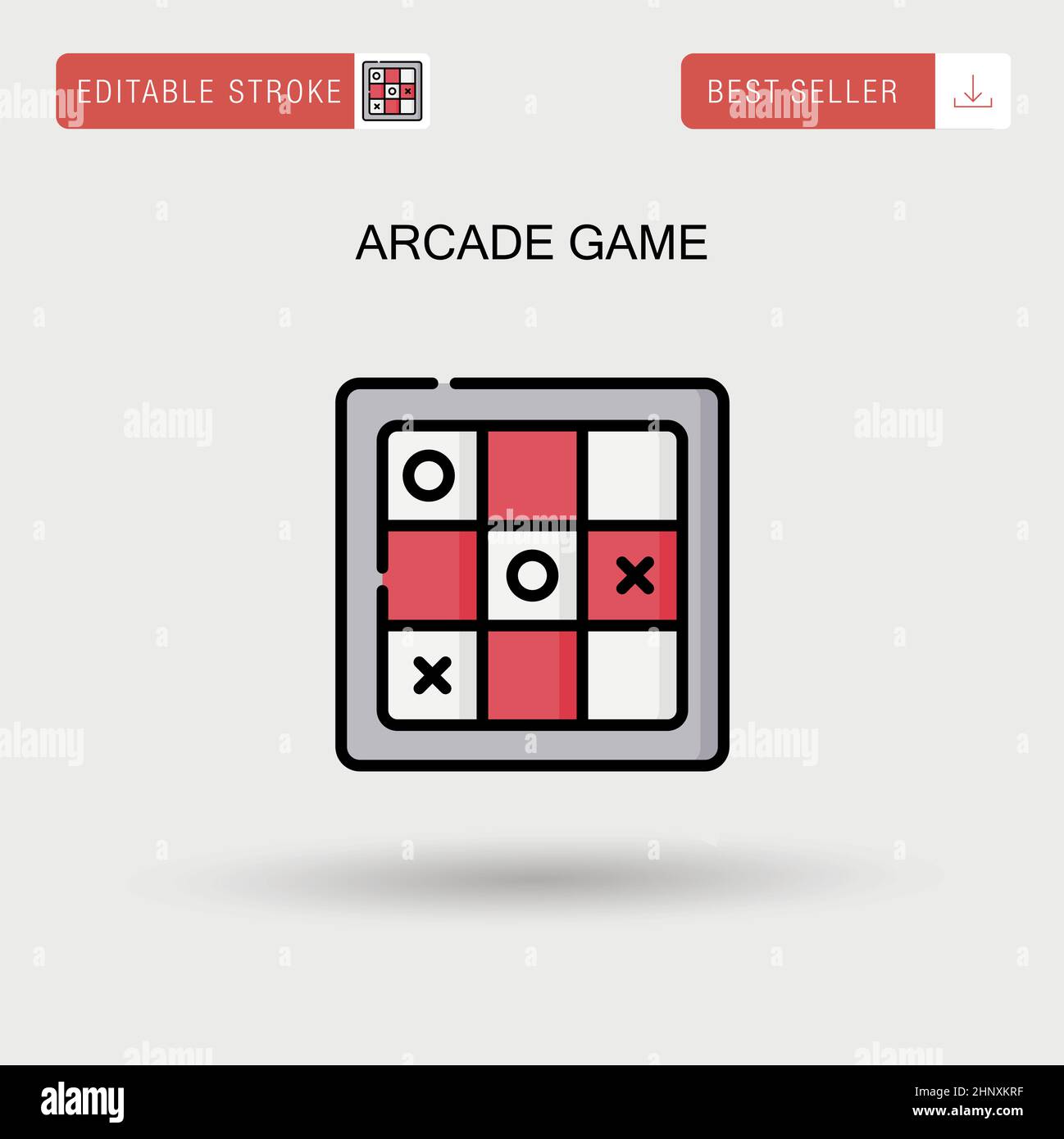 Classic arcade video game Stock Vector Images - Alamy