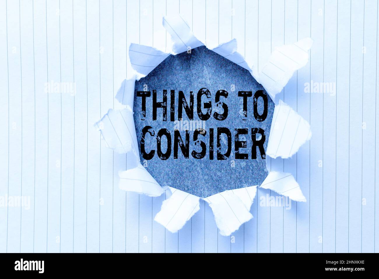 Handwriting text Things To Consider, Business showcase think about ...