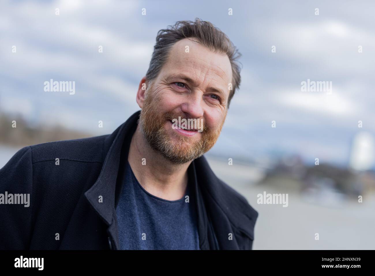 Duesseldorf, Germany. 14th Feb, 2022. Christian Erdmann, actor, at an ...
