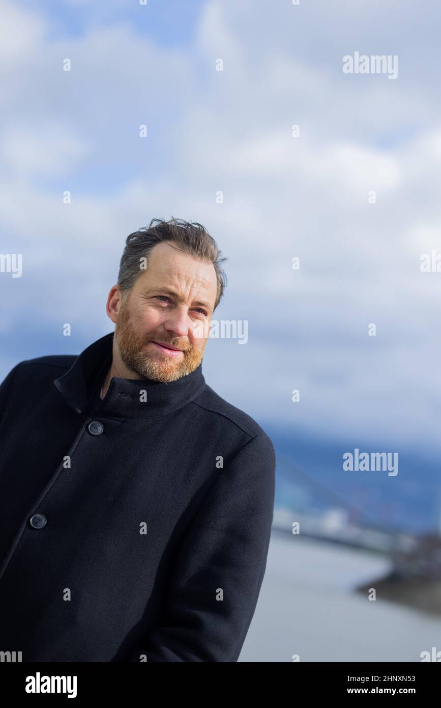 Duesseldorf, Germany. 14th Feb, 2022. Christian Erdmann, actor, at an ...