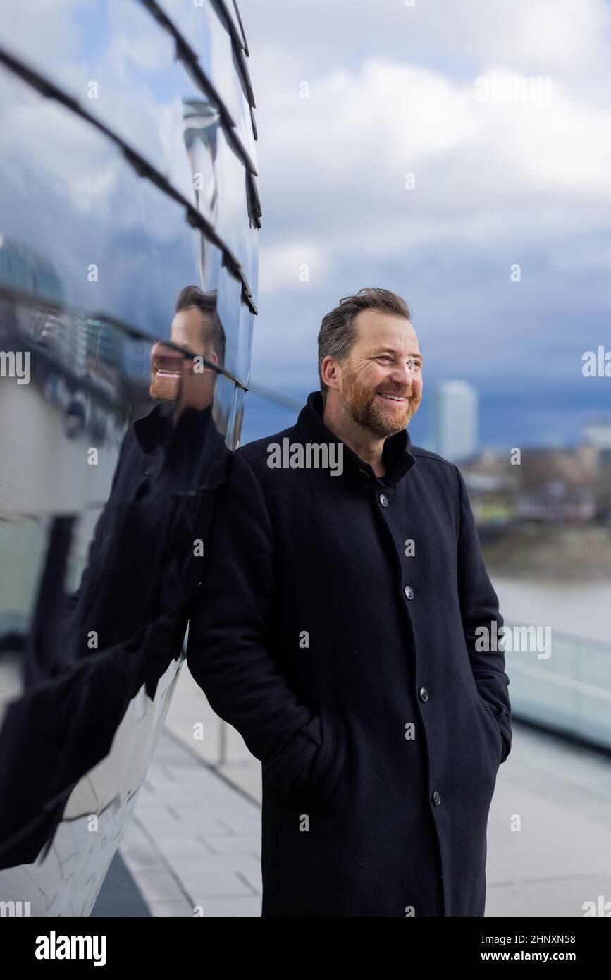 Duesseldorf, Germany. 14th Feb, 2022. Christian Erdmann, actor, at an ...