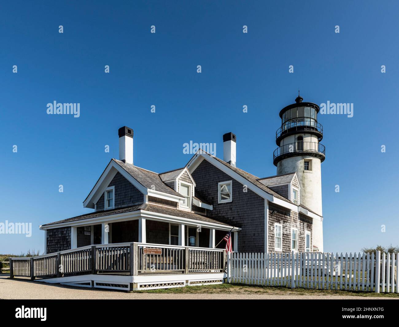 The Highland Light, also known as the Cape Cod Light and the North ...