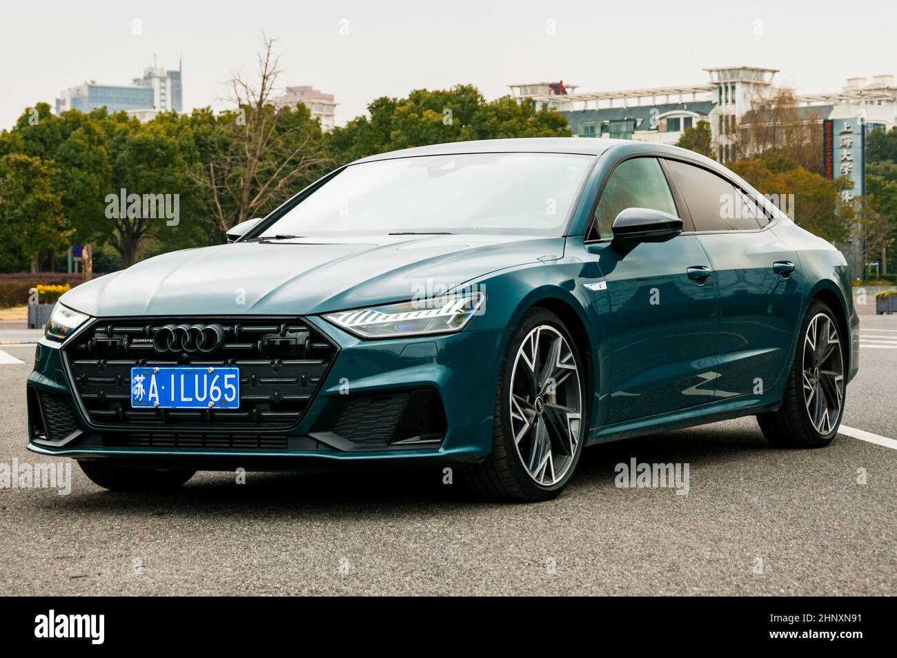 Audi A7L photographed in Shanghai, China Stock Photo - Alamy