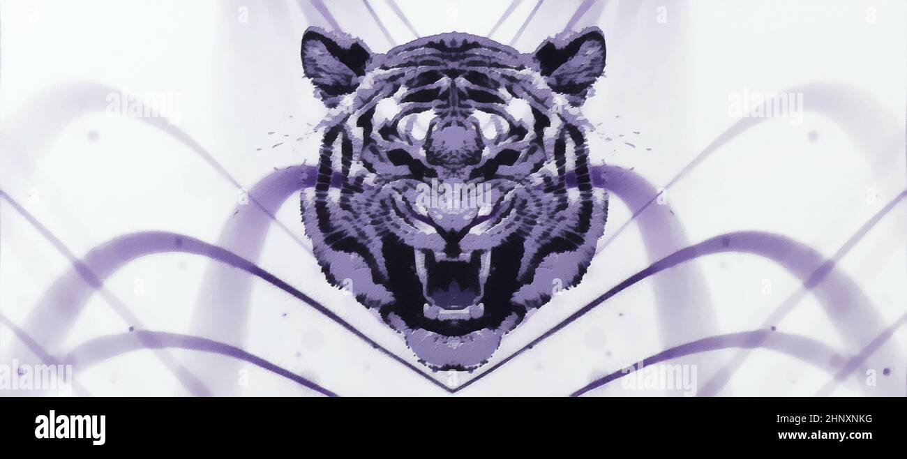 Tiger graphic patterns hi-res stock photography and images - Alamy