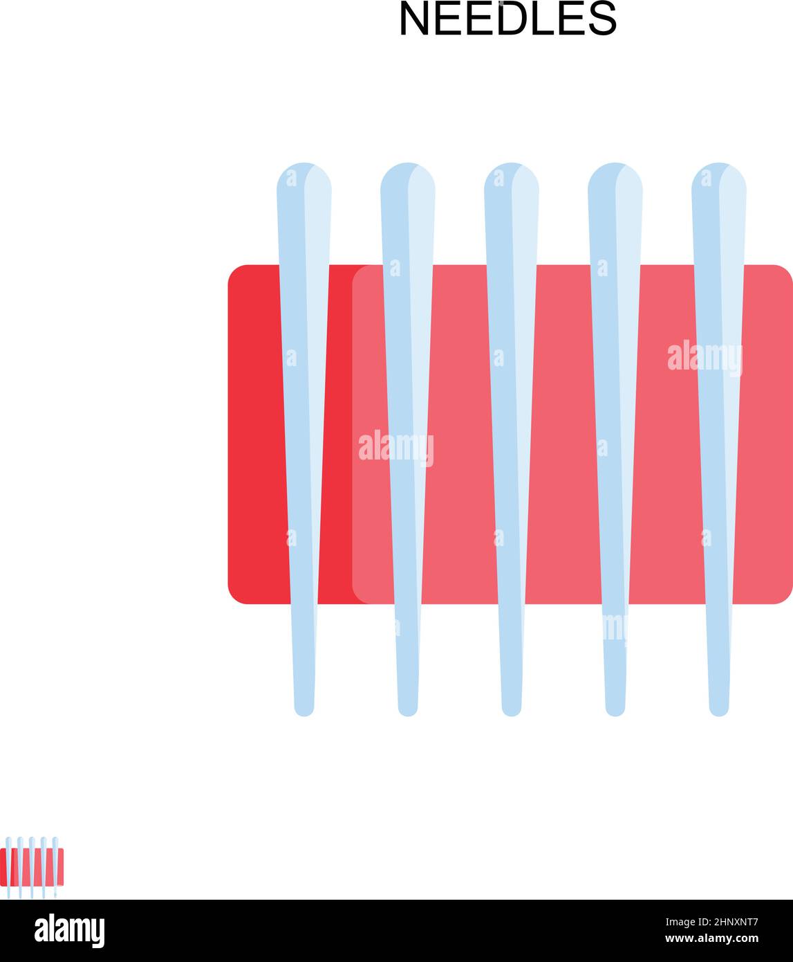 Injection needles Stock Vector Images - Alamy