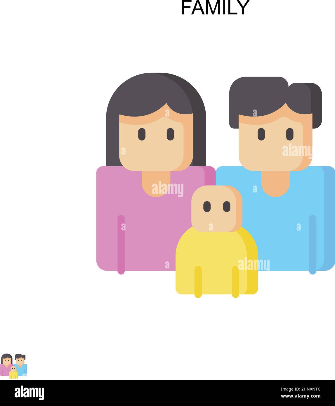 Love joy family togetherness Stock Vector Images - Alamy