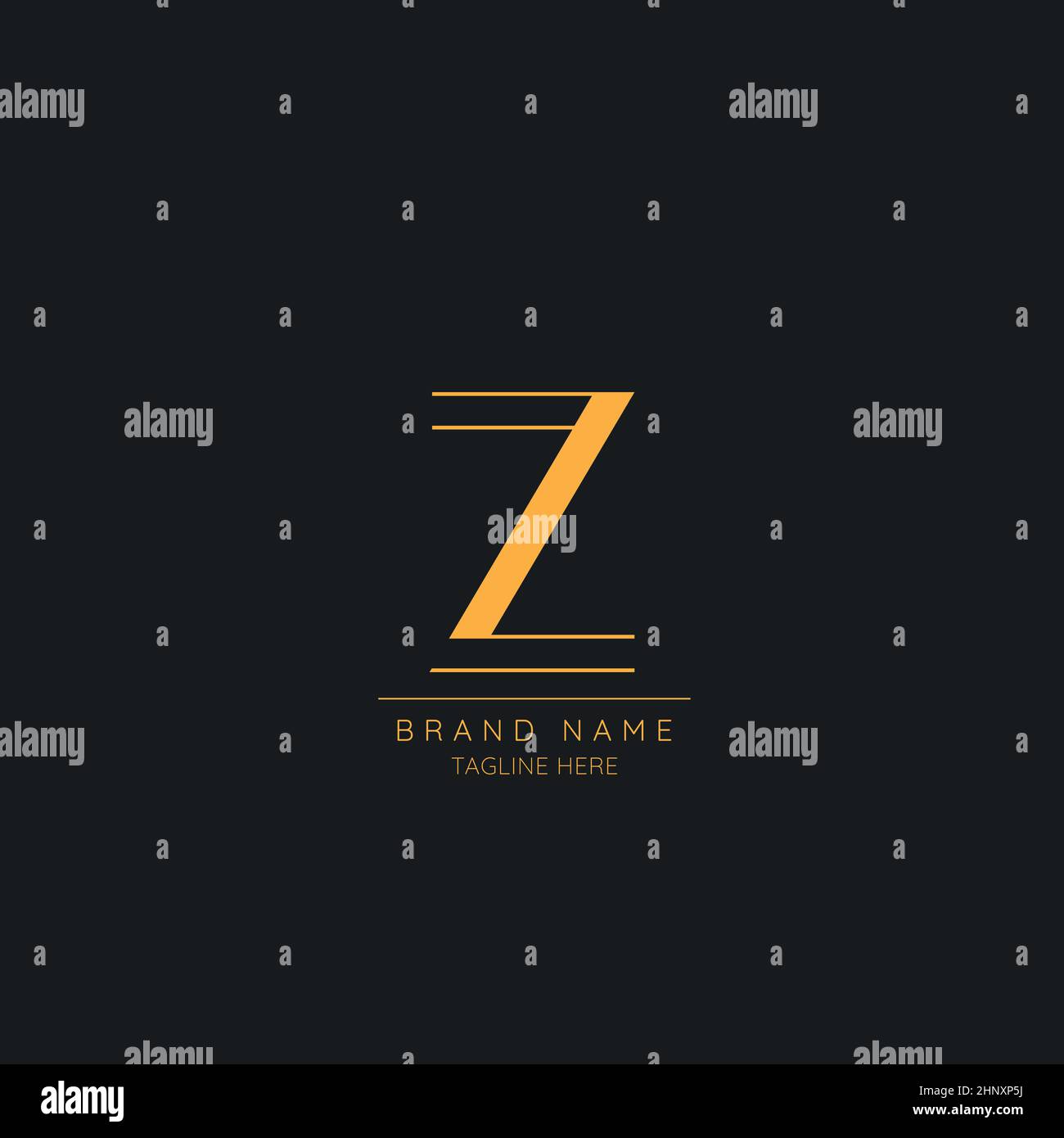 Modern and creative Z logo design, Minimal Luxury initial based vector ...