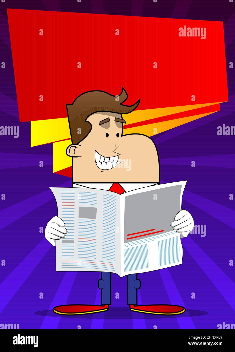 Job performance review cartoon hi-res stock photography and images - Alamy