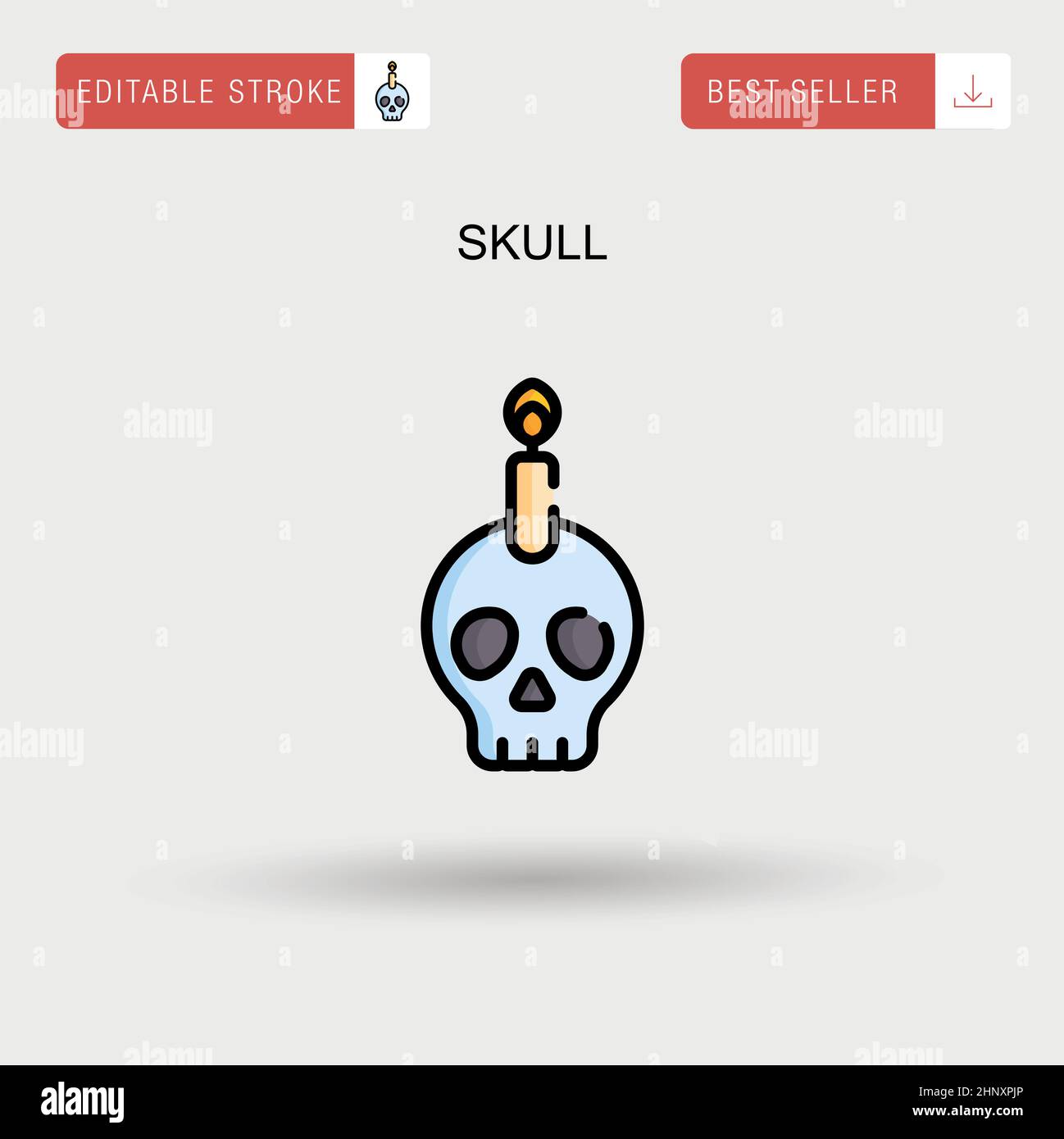 Simple skull graphic hi-res stock photography and images - Alamy