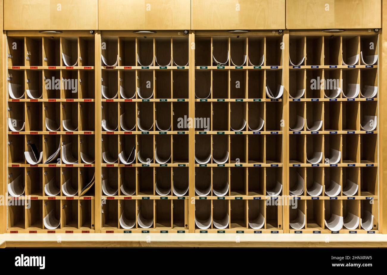 storage rack in a health resort with plans for medicamentation per room ...