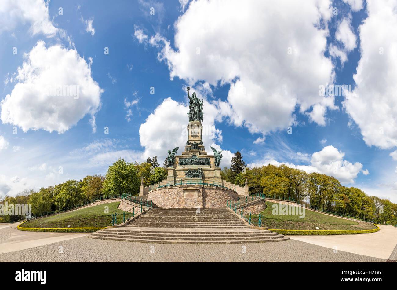 Niederwalddenkmal monument located in the Niederwald Landscape park ...