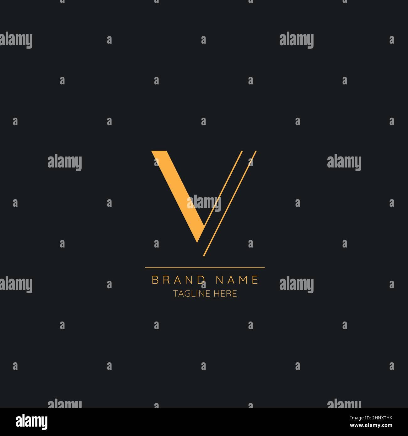 Modern and creative V logo design, Minimal Luxury initial based vector ...