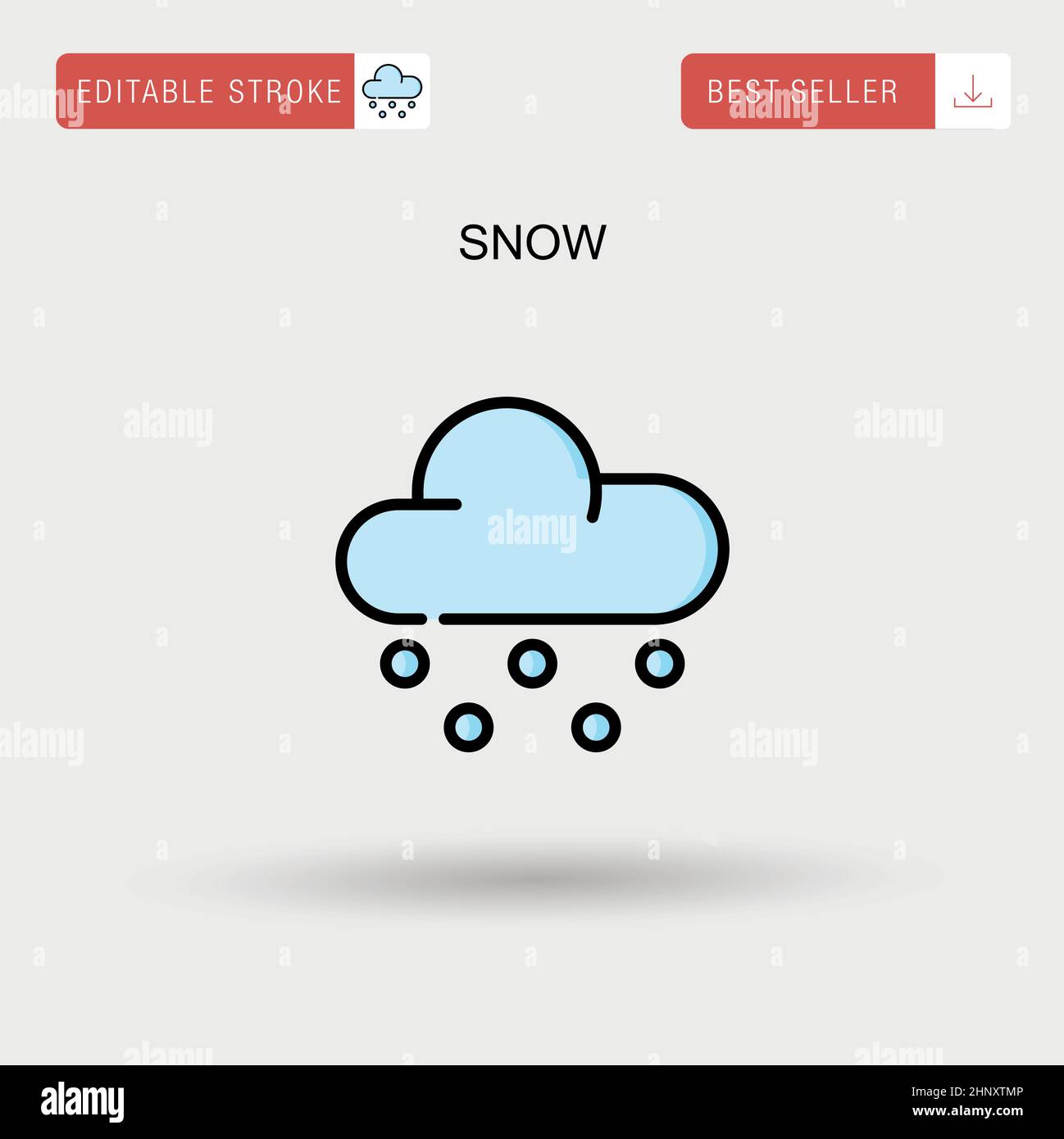 Countryside park snow Stock Vector Images - Alamy