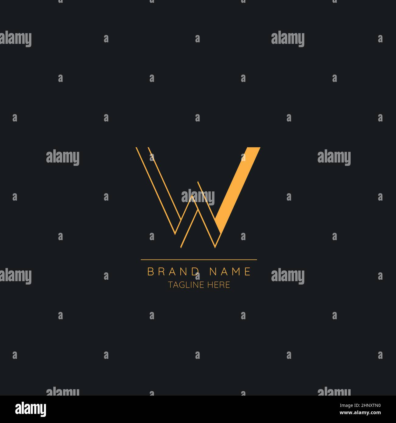 Modern and creative W logo design, Minimal Luxury initial based vector ...
