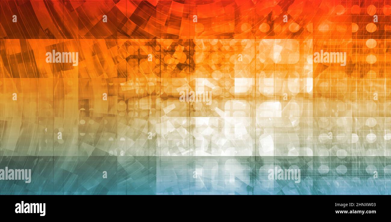 Digital Abstract Background as a Virtual Graphic Concept Stock Photo ...