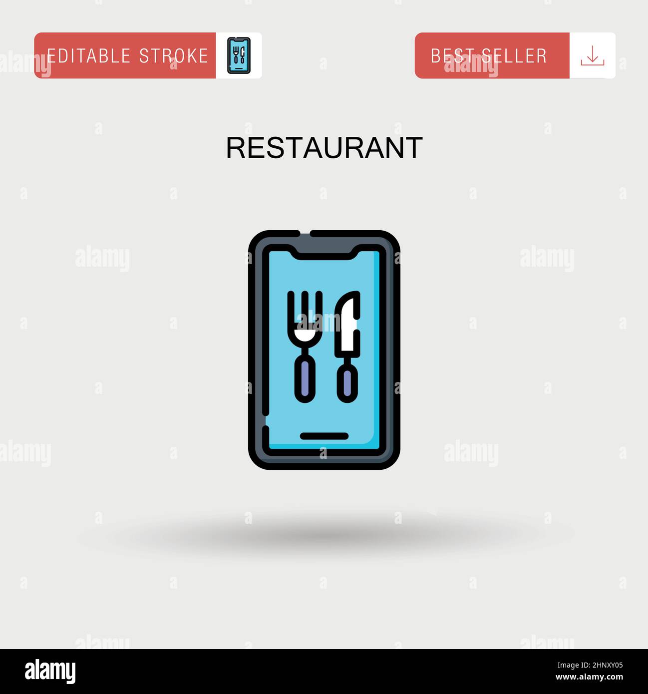 Restaurant table icon hi-res stock photography and images - Alamy