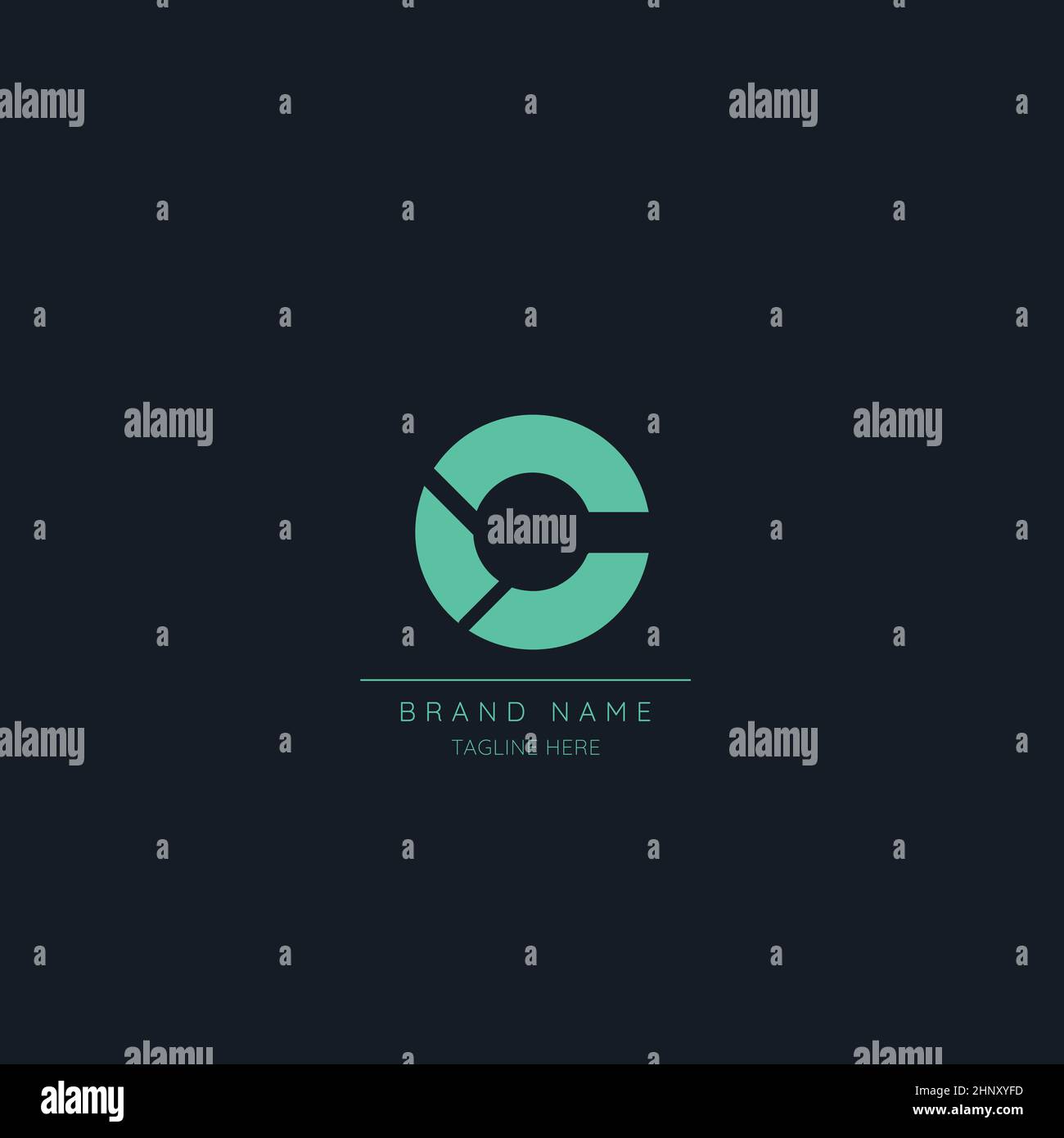 Minimal Luxury C logo design, initial based vector icon illustrations ...