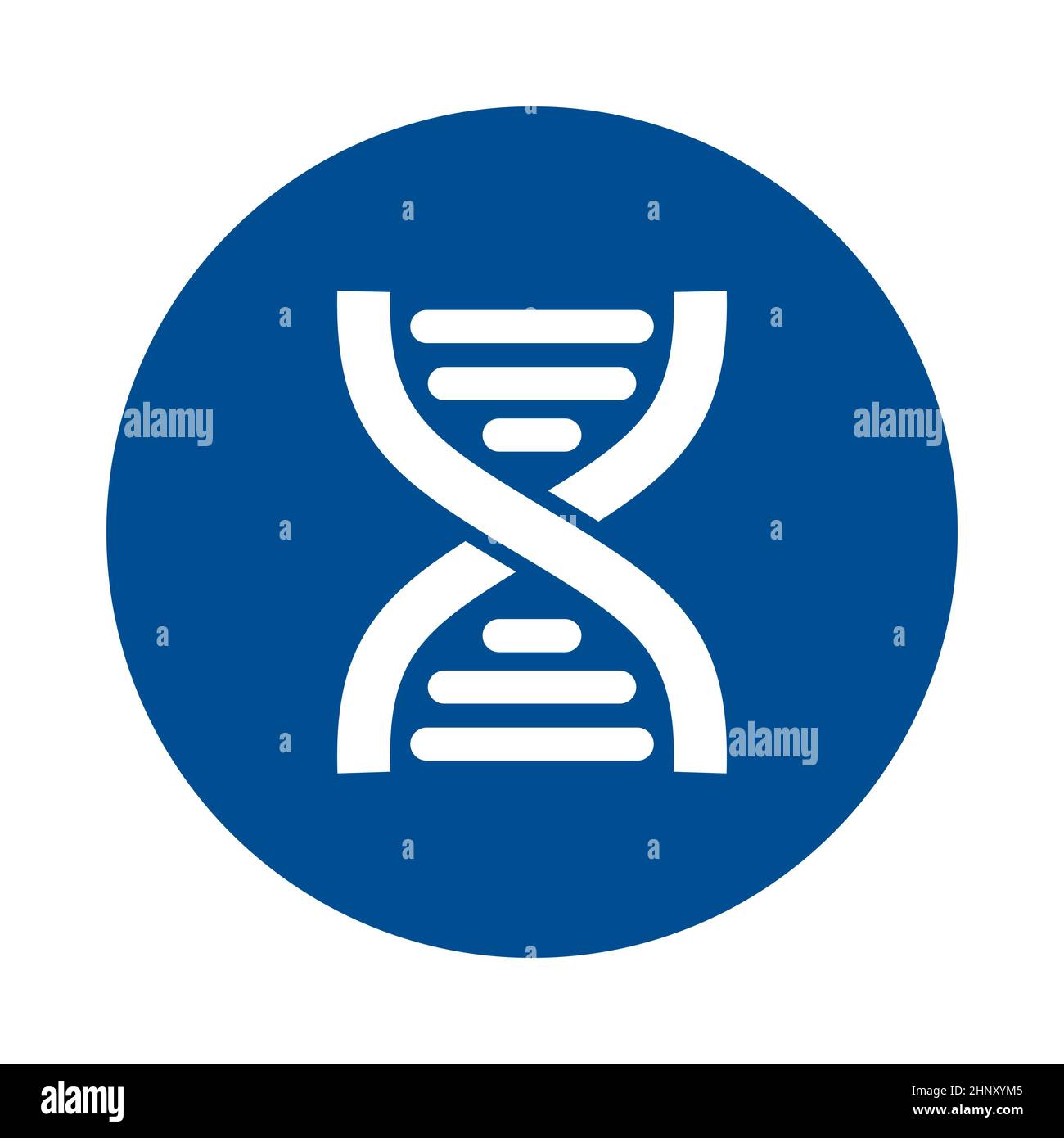 DNA flat icon. Medical vector, eps 10 Stock Photo - Alamy