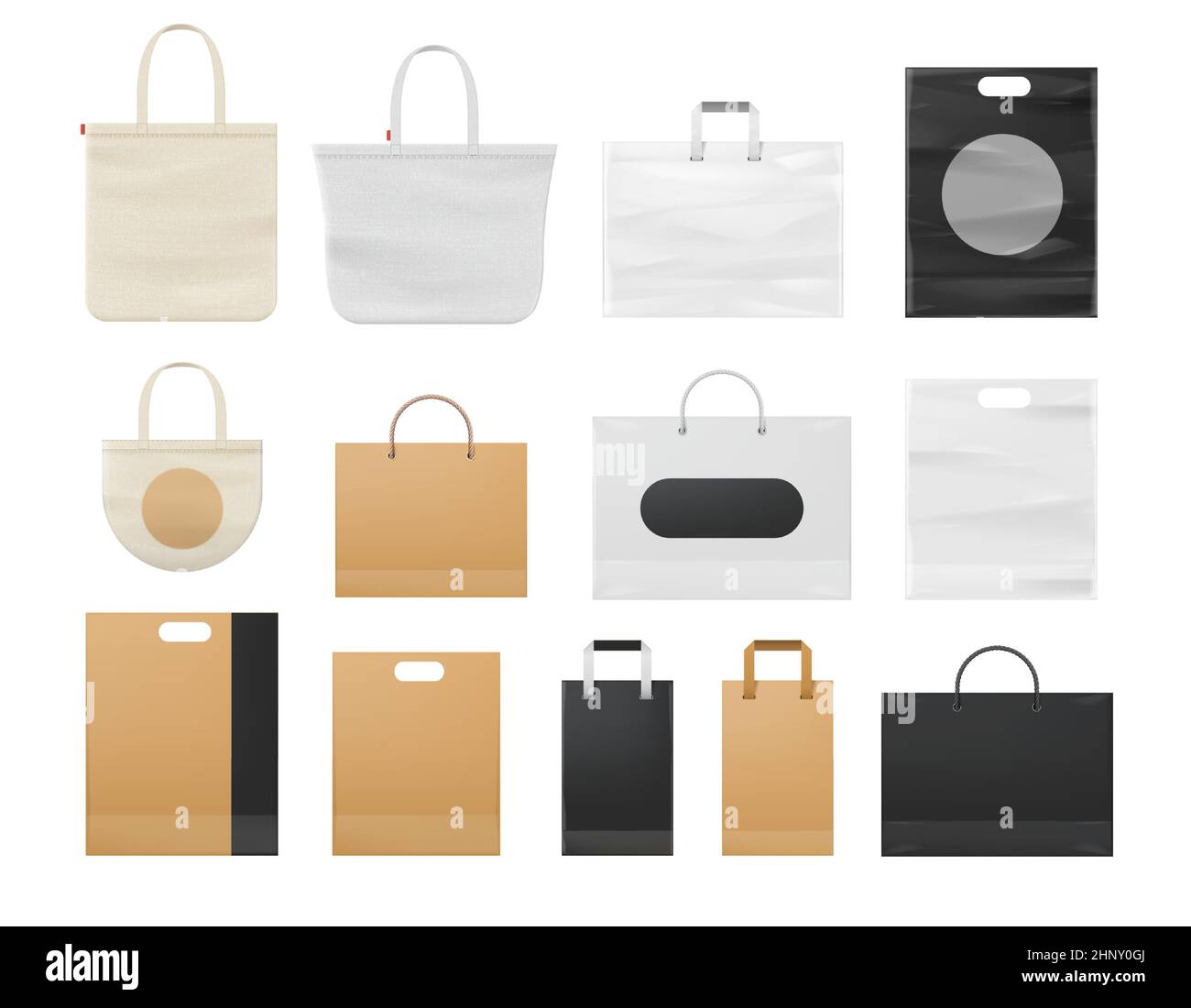 Empty reusable plastic black Stock Vector Images - Alamy