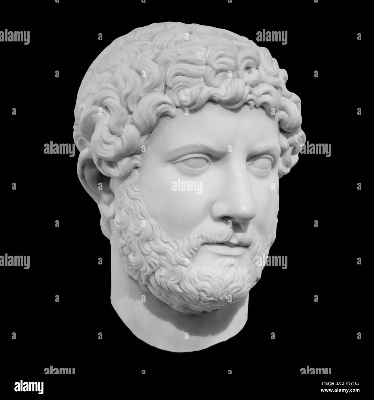 Emperor hadrian face hi-res stock photography and images - Alamy