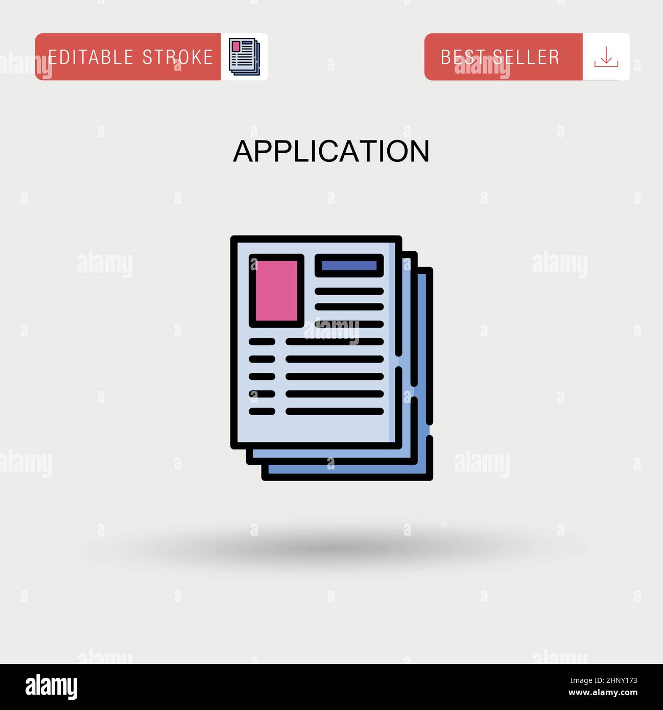 Application Simple vector icon Stock Vector Image & Art - Alamy