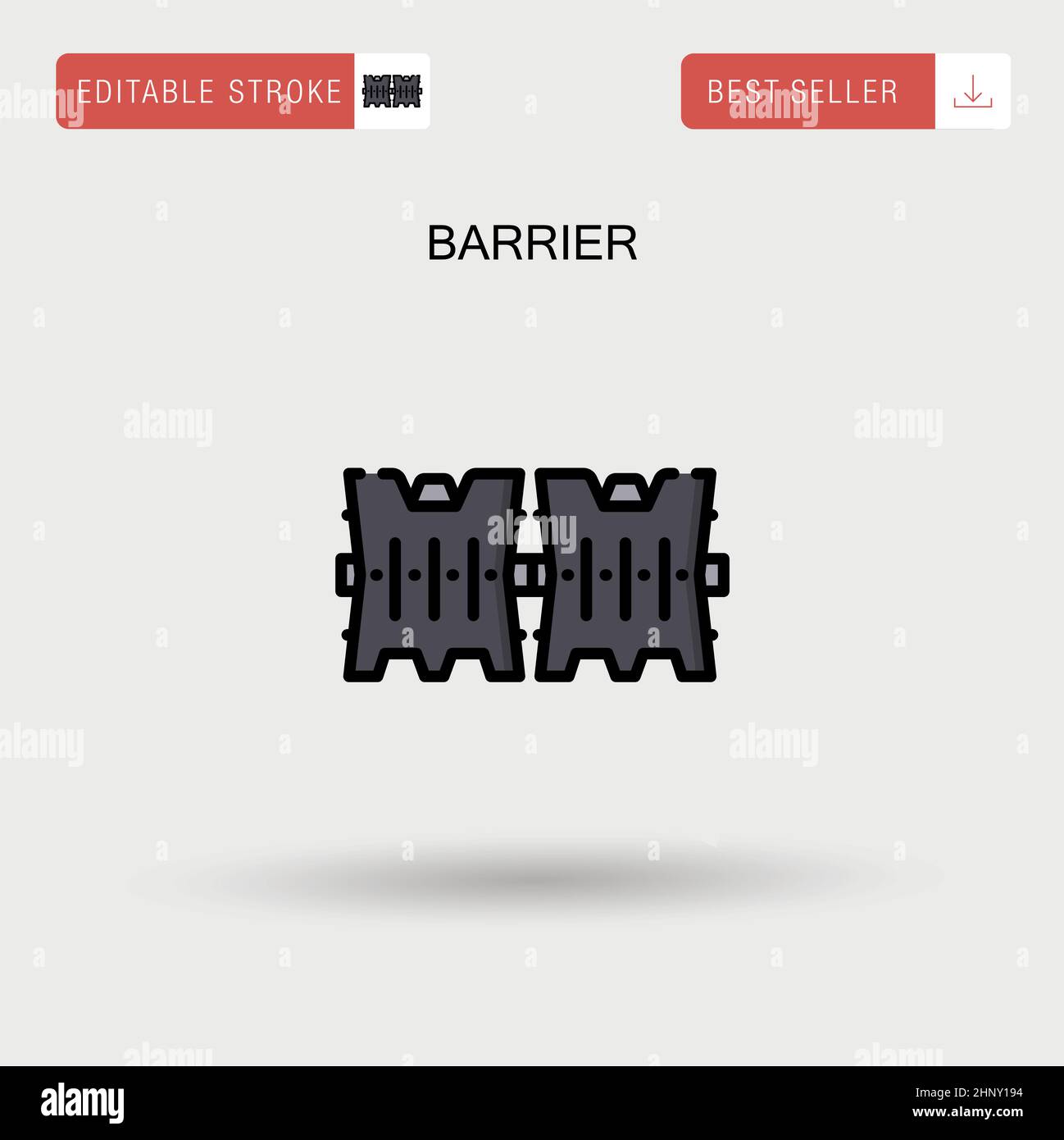 Safety barrier Stock Vector Images - Alamy