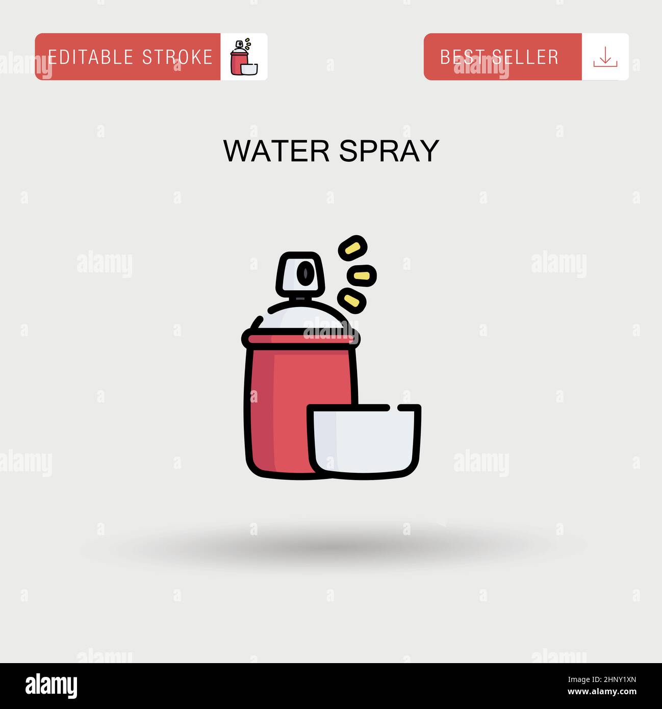 Water spray icon hi-res stock photography and images - Alamy