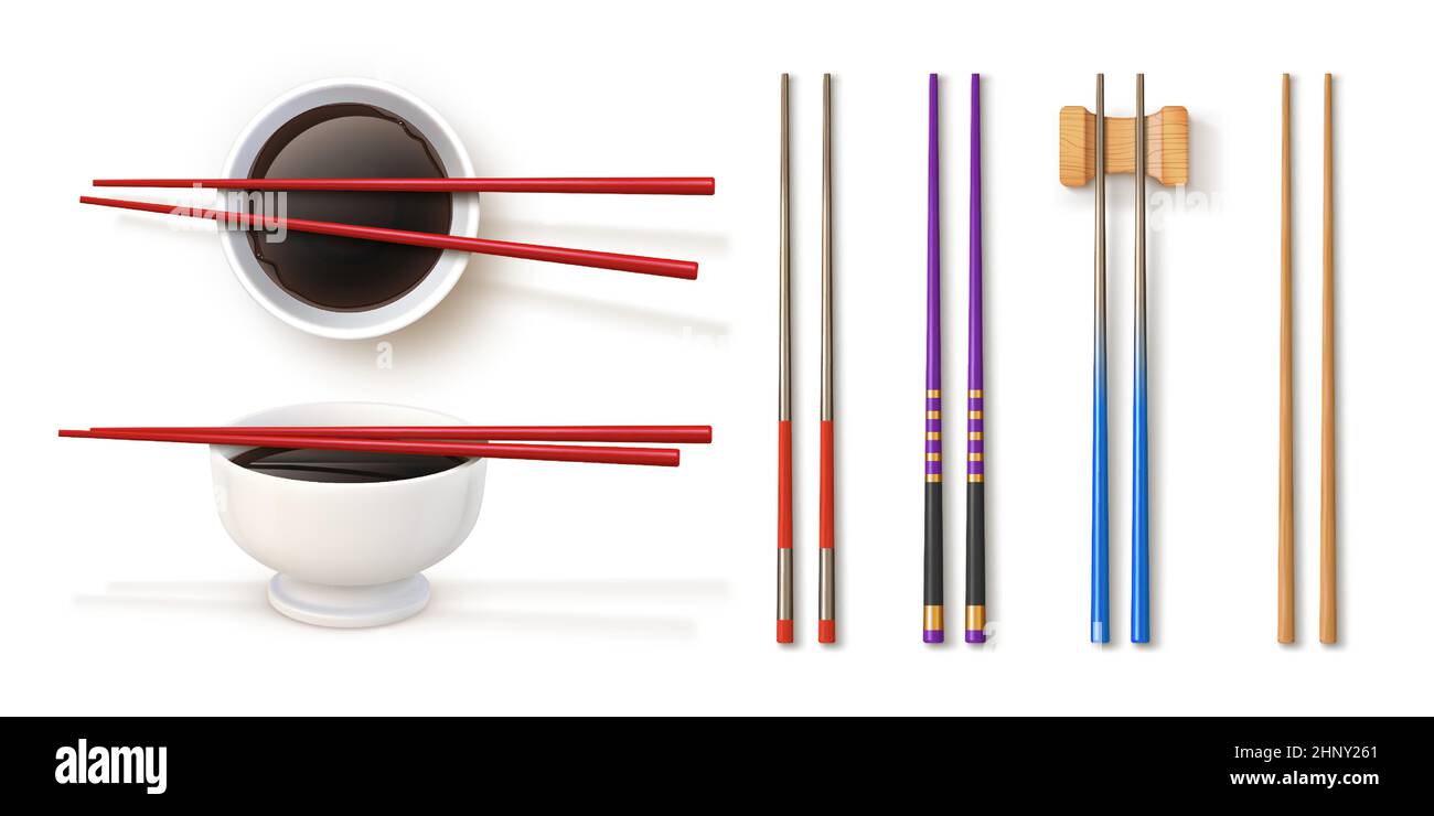 Japanese utensils vector hi-res stock photography and images - Alamy