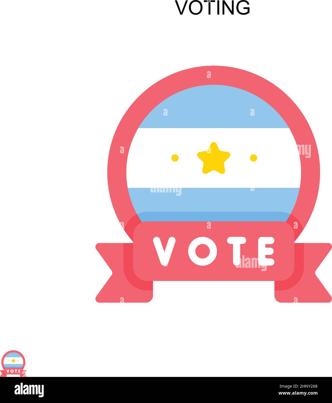 2020 voting illustration Stock Vector Images - Alamy