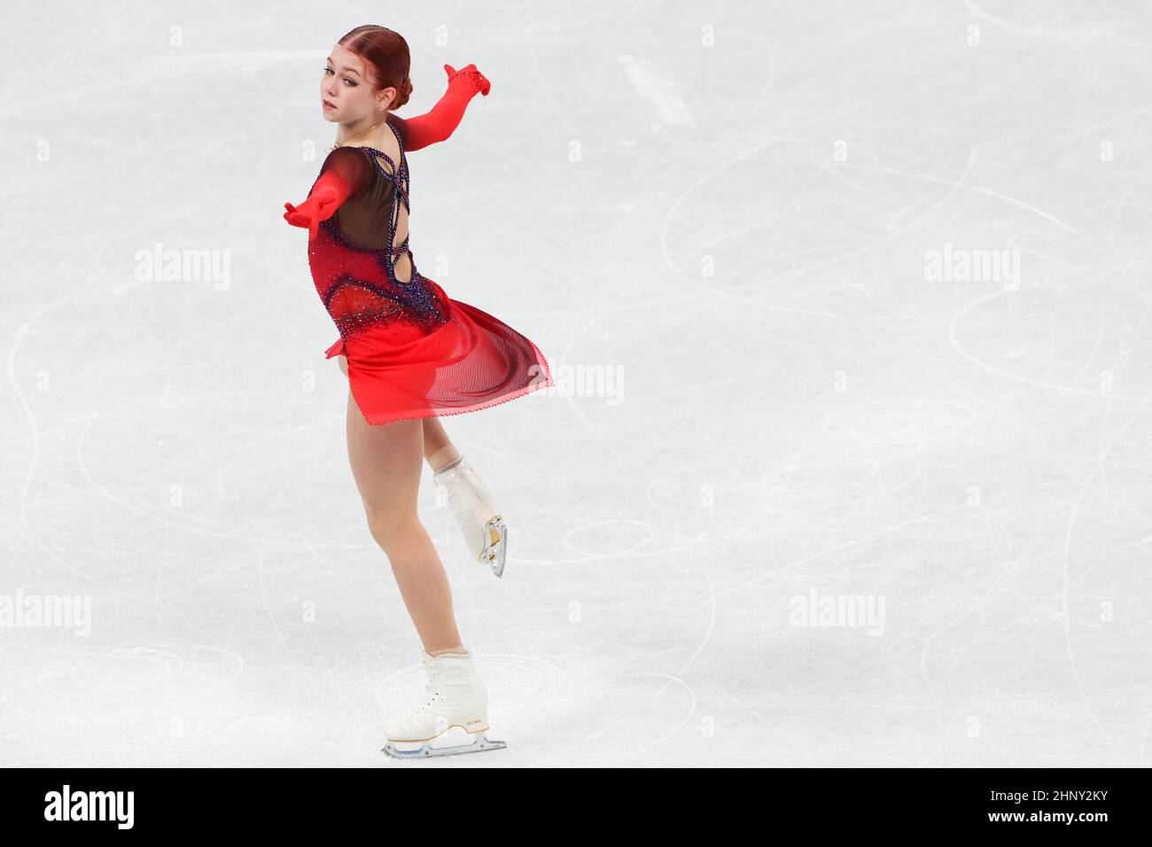 Beijing, China. 15th Feb, 2022. Alexandra Trusova (ROC) Figure Skating ...