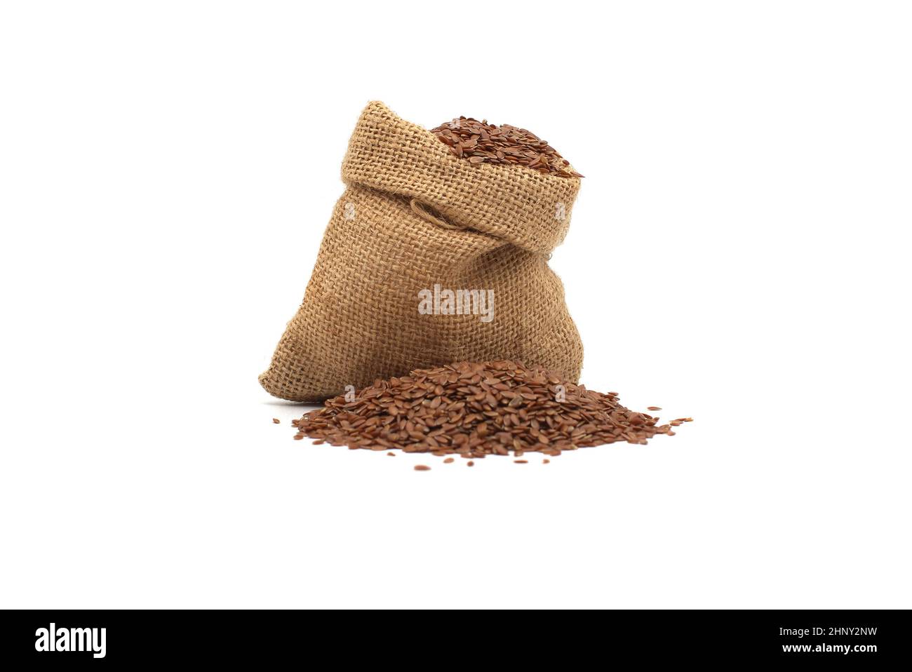 Linen seed, also known as Linseed, Flaxseed and Common Flax in a ...