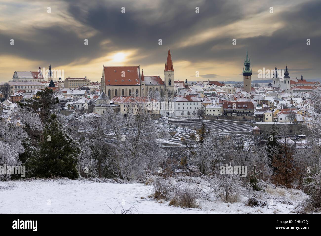 Historical town Znojmo, Southhern Moravia, Czech Republic Stock Photo ...