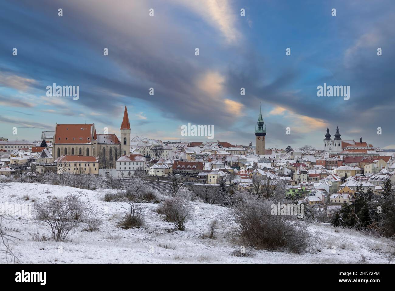 Historical town Znojmo, Southhern Moravia, Czech Republic Stock Photo ...