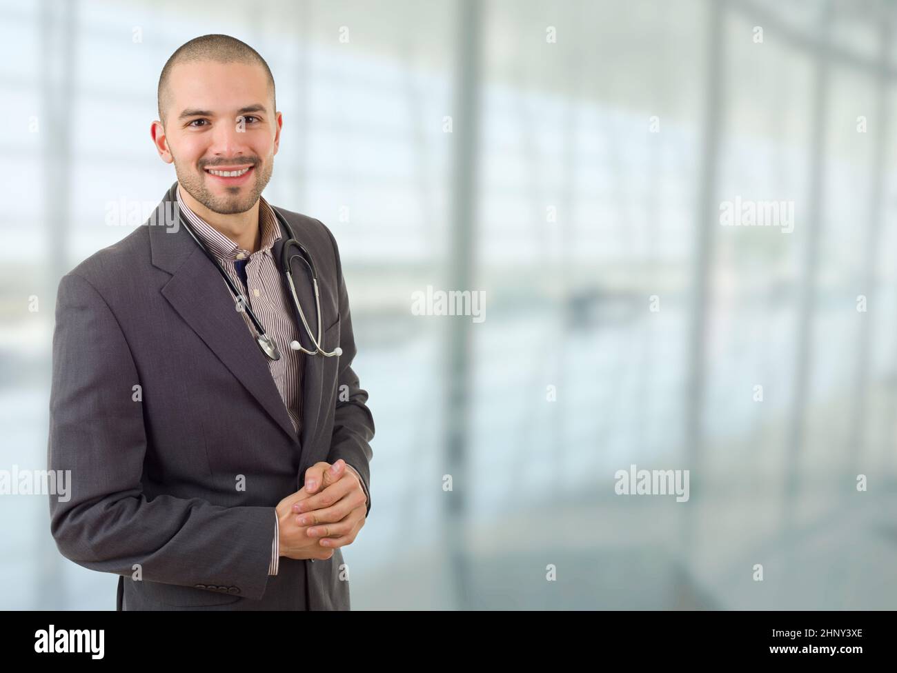happy male doctor, at the hospital Stock Photo - Alamy