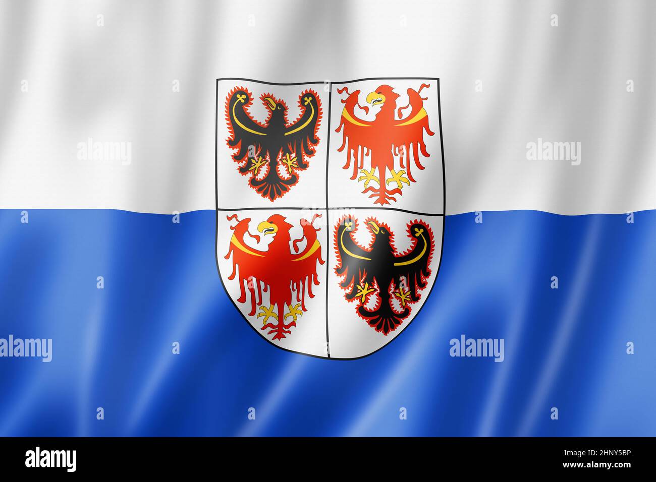 Trentino south tyrol flag hi-res stock photography and images - Alamy