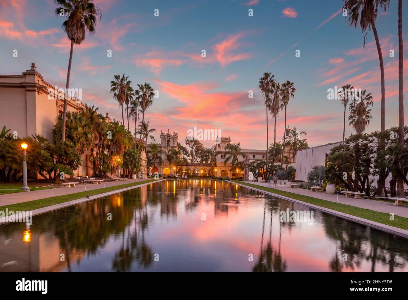 Sunset balboa park in san High Resolution Stock Photography and Images ...
