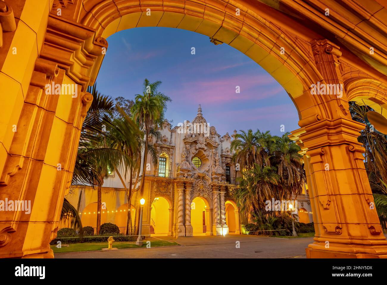 Sunset balboa park in san hi-res stock photography and images - Alamy