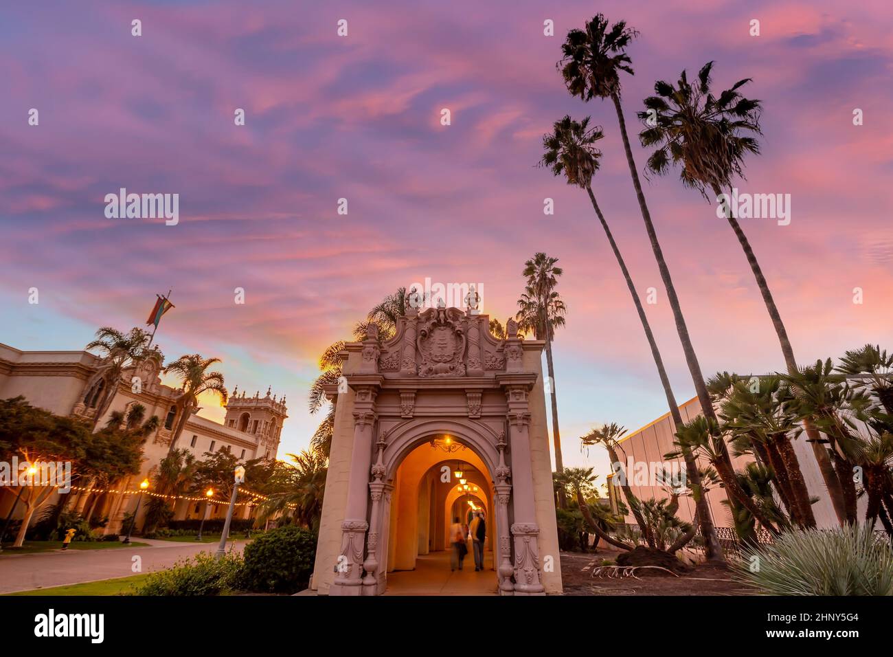 Sunset balboa park in san hi-res stock photography and images - Alamy