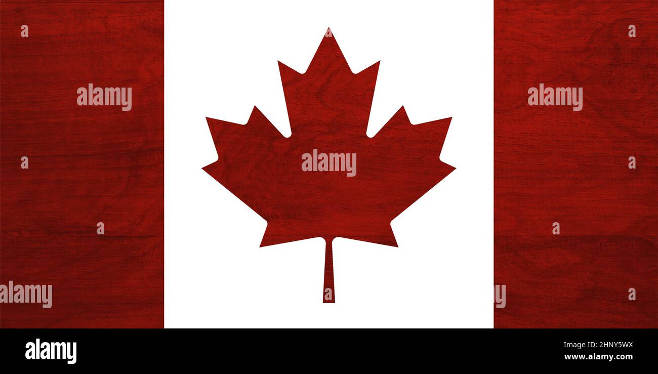 canadian national flag with famous. saturated color and modern design ...